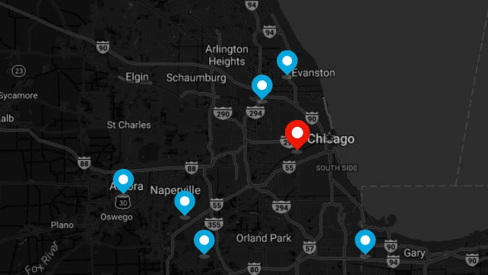 Haunted House Finder - Interactive Map - Brian Lueck Design
